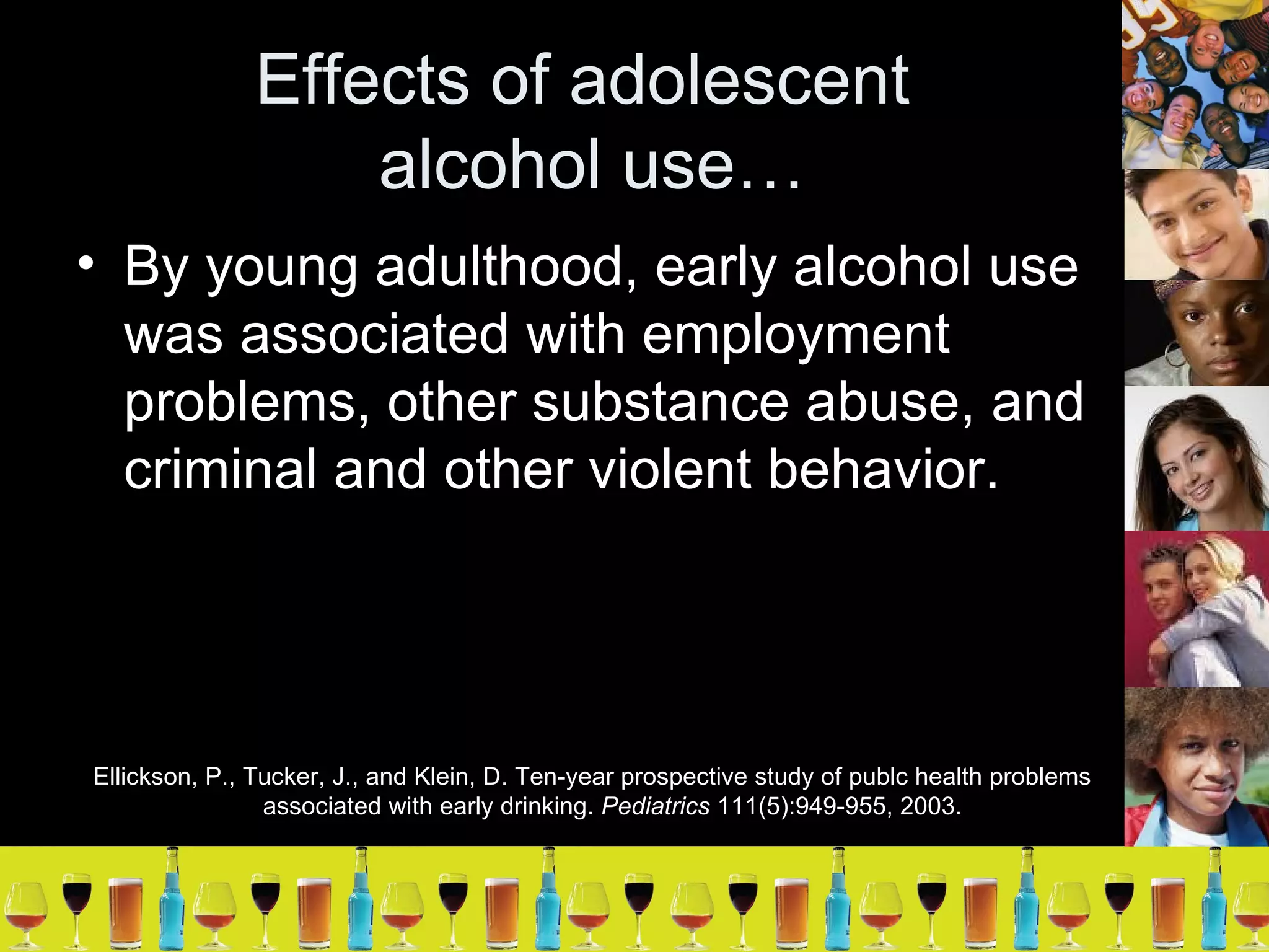 Alcohol and Adolescent Development | PPT