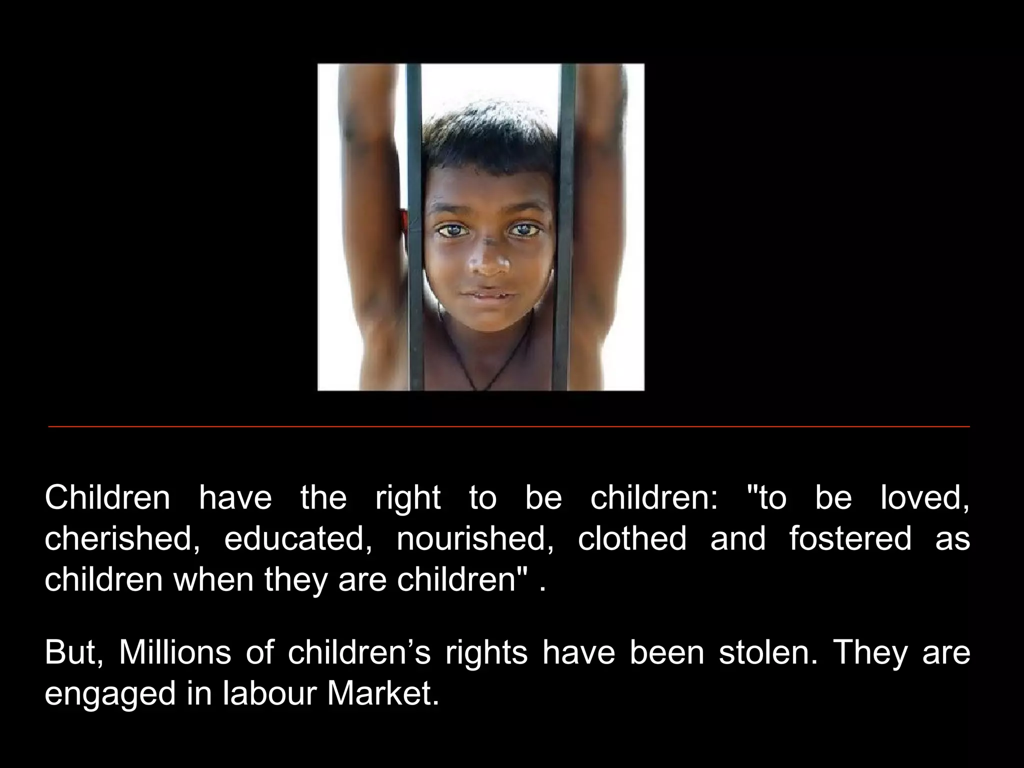 A poem of Tears : Child Labour | PPT