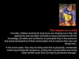 A poem of Tears : Child Labour | PPT