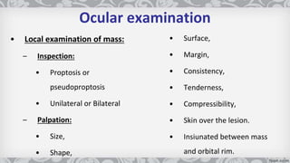 Child Proptosis | PPTX