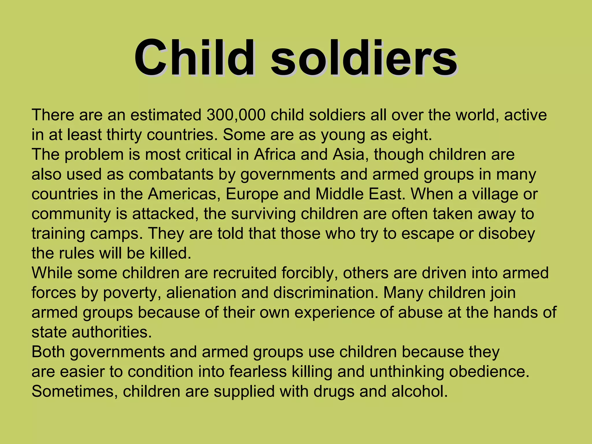 Child Soldiers | PPT