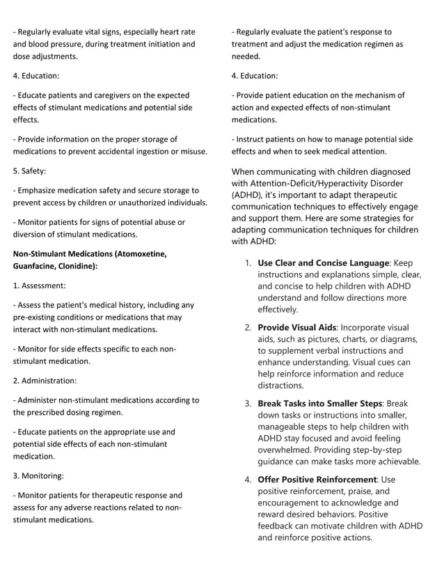 attention deficit hyperactivity disorders | PDF