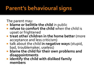 Child abuse | PPTX