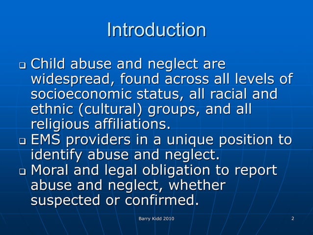 Child abuse and neglect | PPT