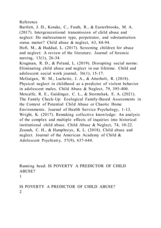 CHILD ABUSE AND NEGLECT | DOCX | Debated Sensitive Social Issues ...