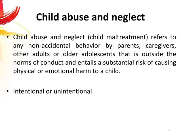 Child abuse and neglect in forensic odontologist's aspect | PPTX