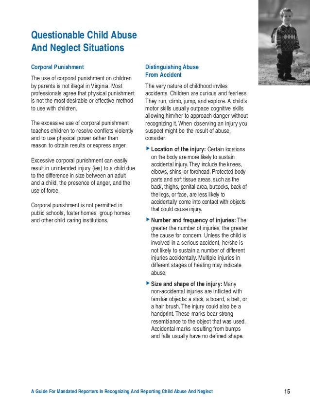 Child Abuse Prevention Worksheets Children And Violence ESL