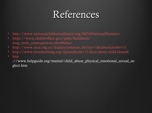 Child abuse ppt | PPT