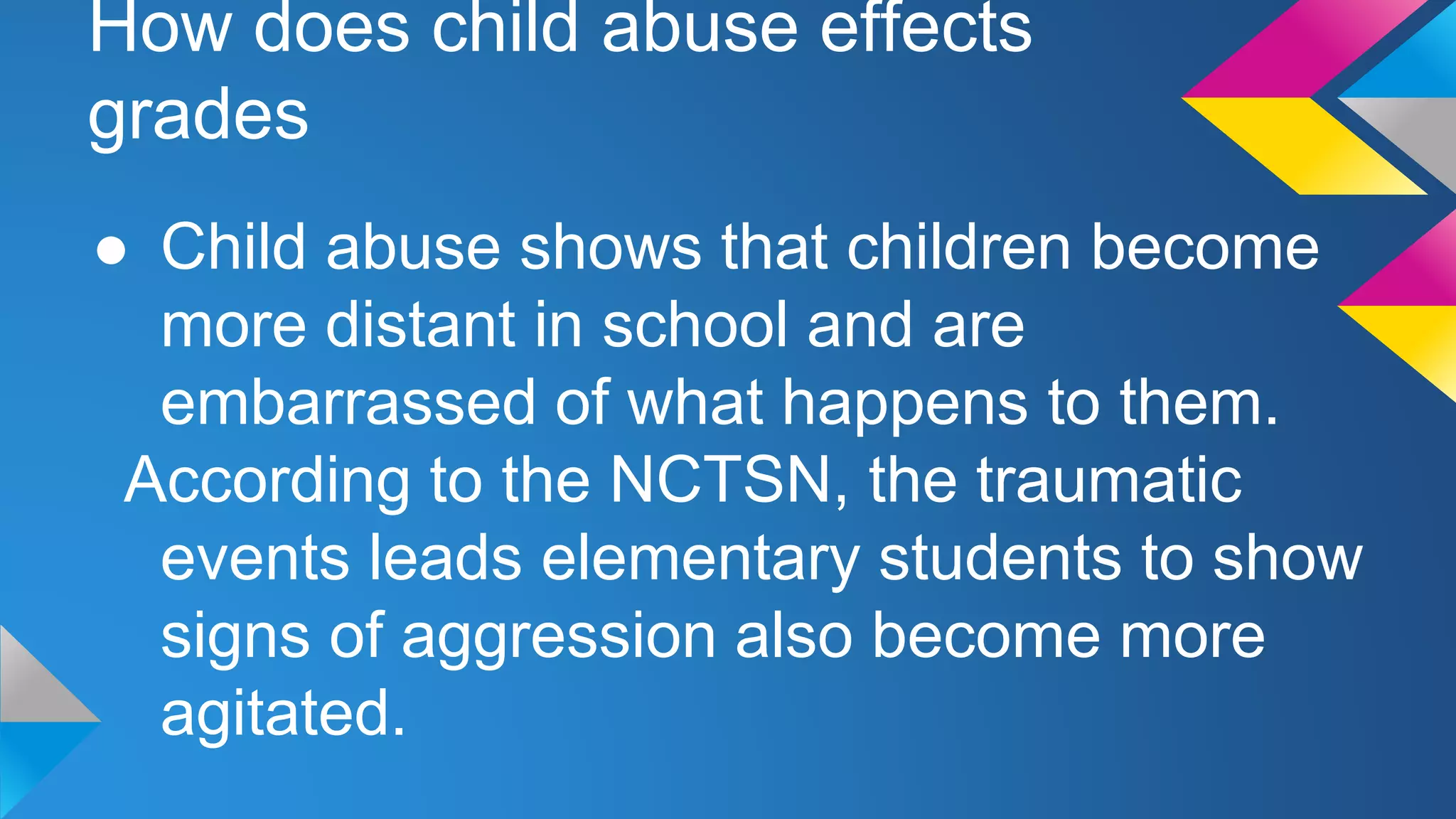 Child abuse presentation | PPTX