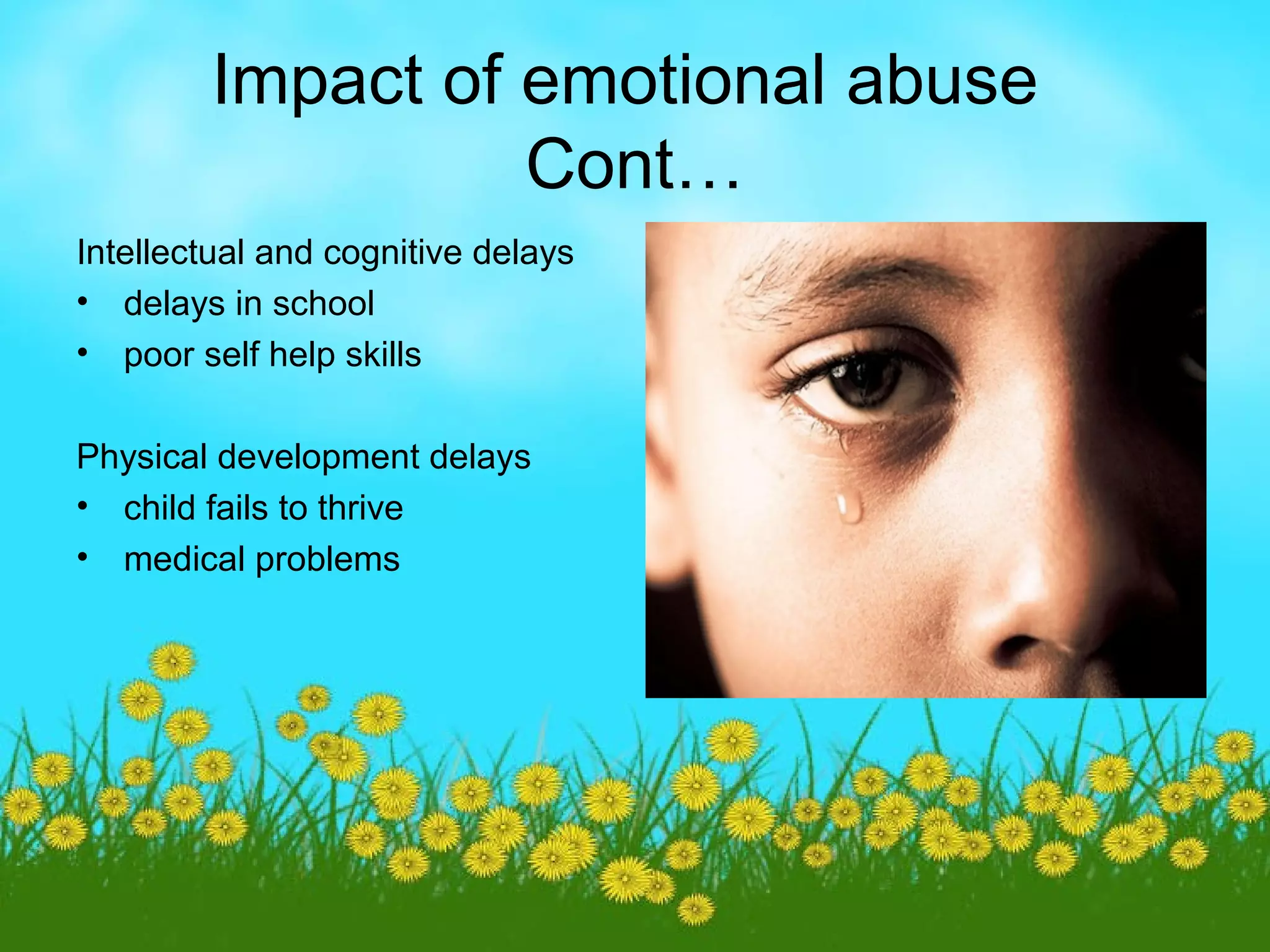 Child abuse symptoms, indicators and impact | PPT