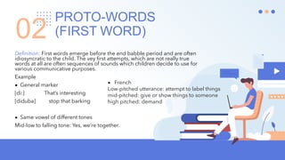 Child acquisition in Morphology & Phonology linguistics | PPT