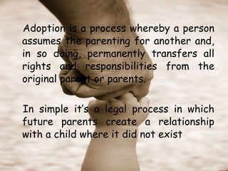 Child adoption | PPTX