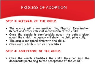 Child adoption | PPTX
