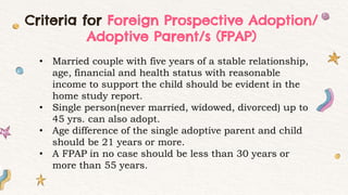 Community Health Nursing II: Child Adoption Act.pptx