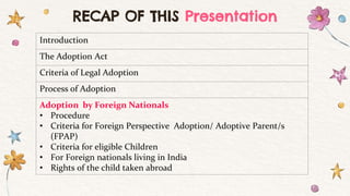 Community Health Nursing II: Child Adoption Act.pptx