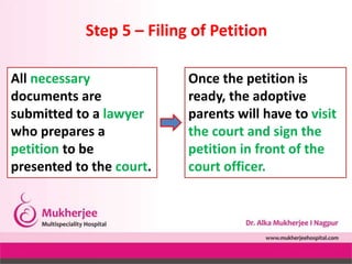 Child adoption process & responsibilities by dr alka mukherjee nagpur m ...
