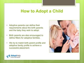 Child adoption services | PPTX