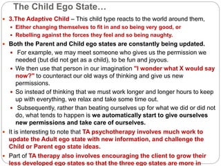 Child adult parent ego state | PPTX