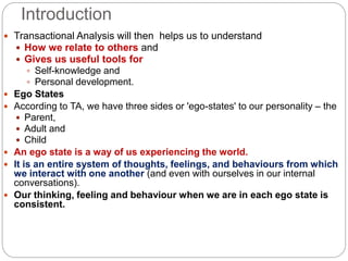 Child adult parent ego state | PPTX
