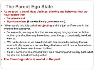 Child adult parent ego state | PPTX