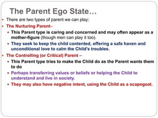 Child adult parent ego state | PPTX