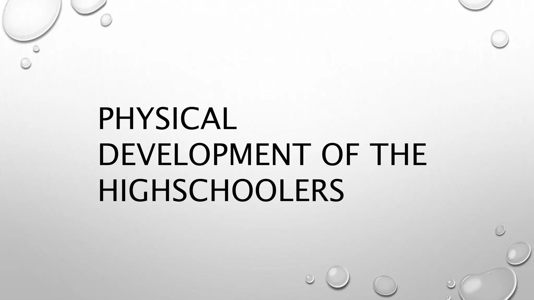 Child and adolescence | PPTX