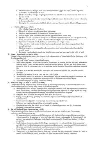 Child and adolescent development | DOC