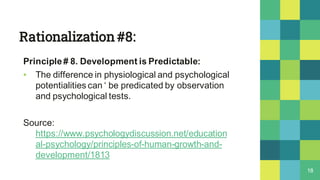 Child and Adolescent Review Notes with Rationalization | PDF