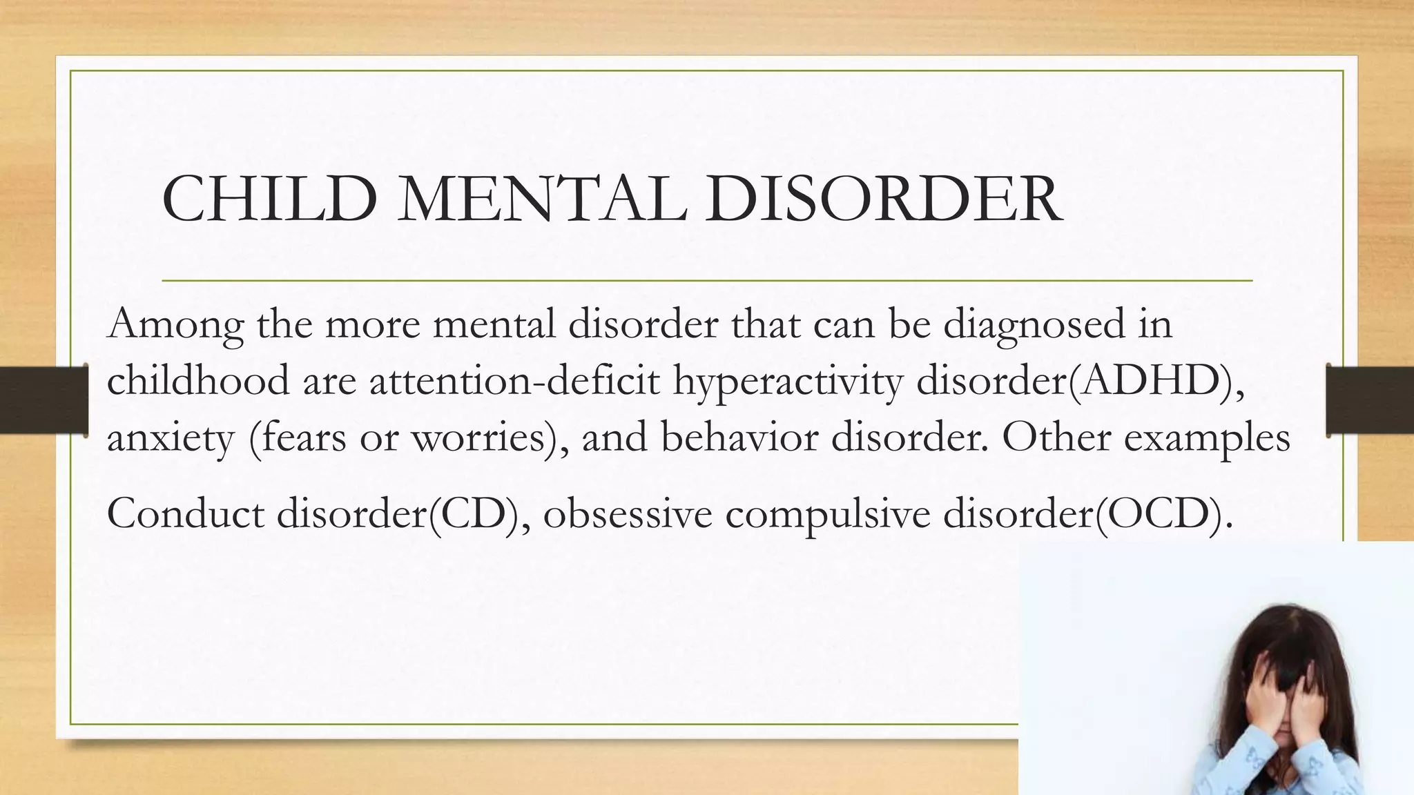 Child and adult mental health | PPTX