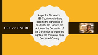 Child, child rights, child labor and Education | PPT