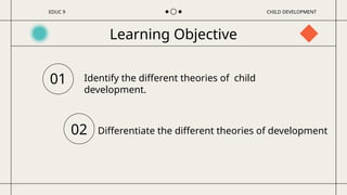 CHILD AND DEVELOPMENT DEVELOPMENT THEORIES.pptx