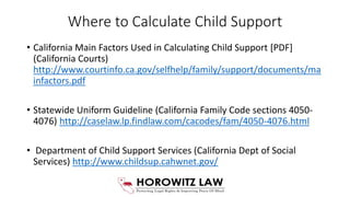 Child and spousal support | PPTX