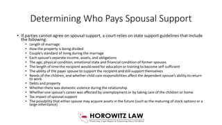 Child and spousal support | PPTX