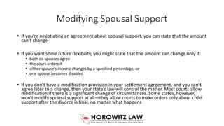 Child and spousal support | PPTX