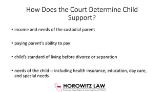 Child and spousal support | PPTX