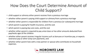 Child and spousal support | PPTX