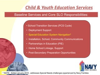 Child and youth programs ppt brief | PPTX