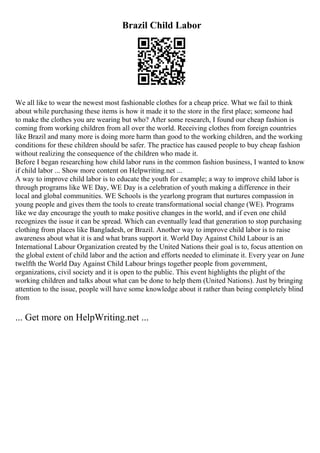 Child Beauty Pageant Essay Introduction | PDF