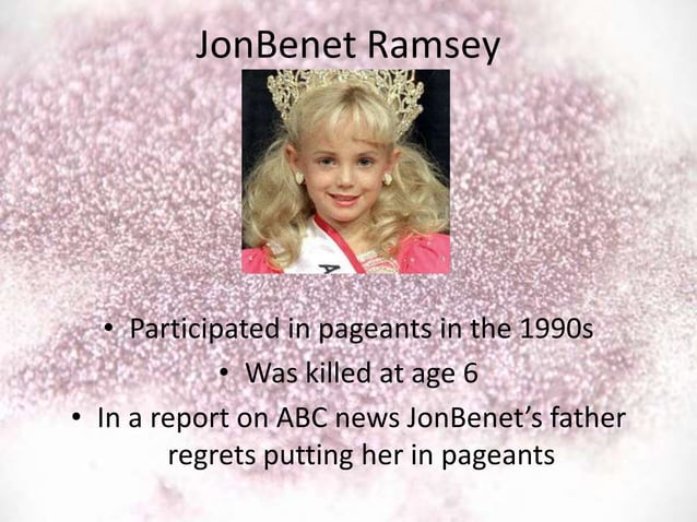 Child beauty pageants ppt | PPTX