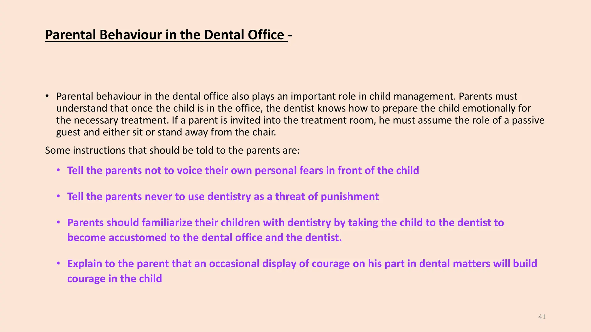 Factors Affecting child behavior in Pediatric Dentistry | PPTX