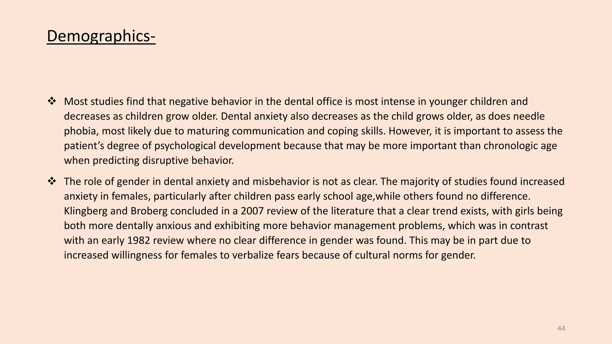 Factors Affecting child behavior in Pediatric Dentistry | PPTX