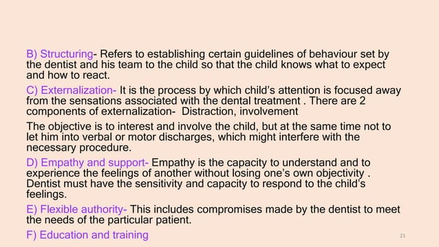 Factors Affecting child behavior in Pediatric Dentistry | PPTX | Dental ...