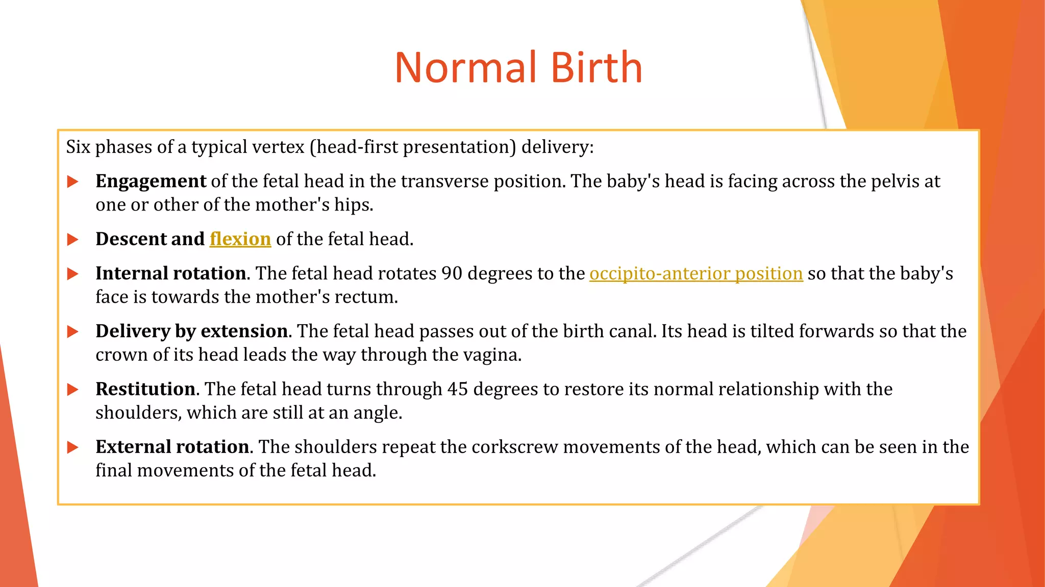 Childbirth - a process | PPTX