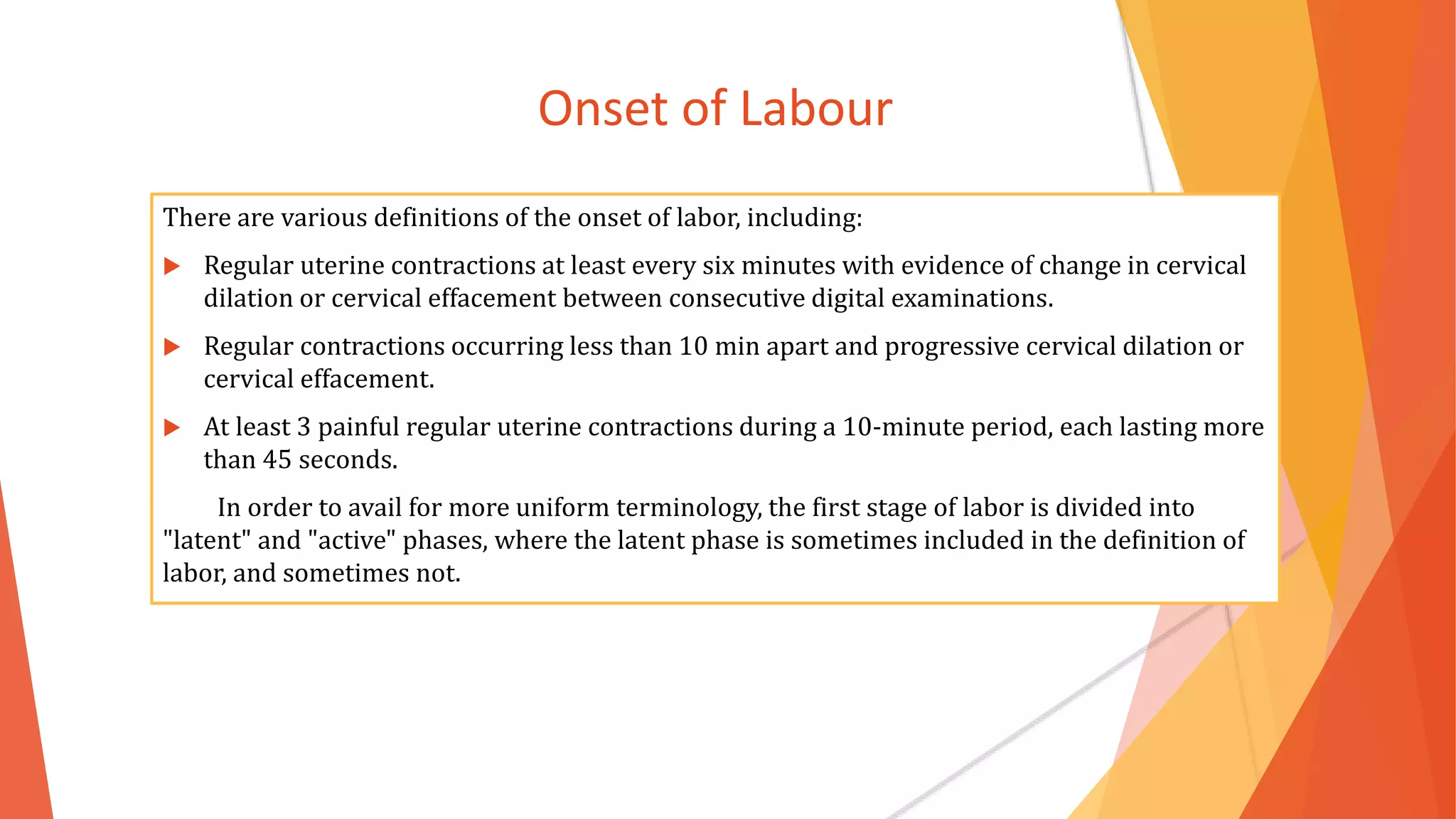 Childbirth - a process | PPTX