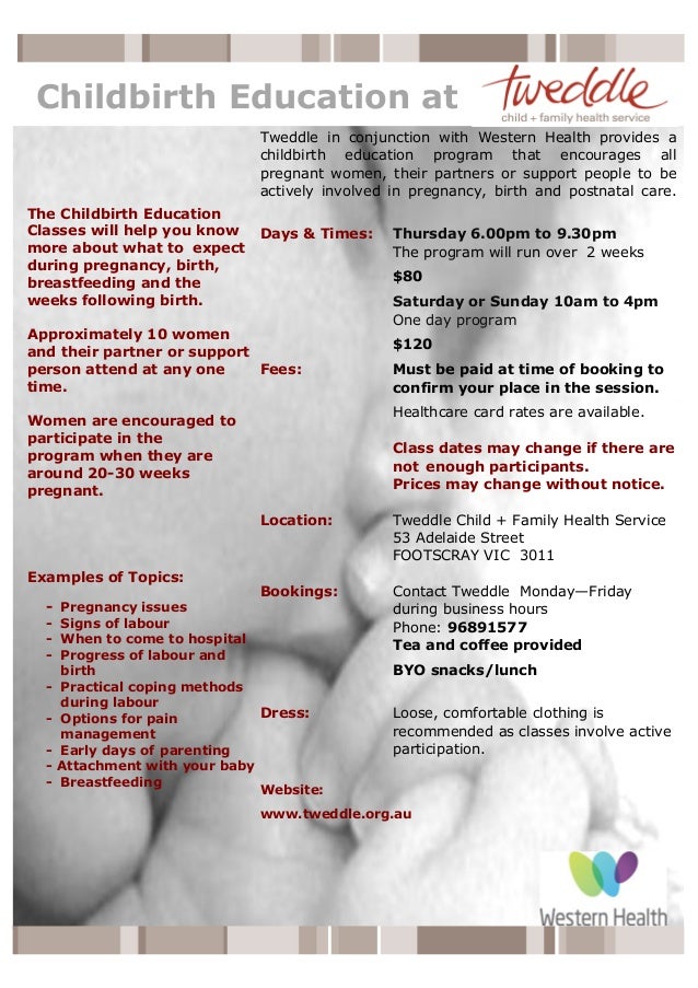 Childbirth education flyer final a4-2015