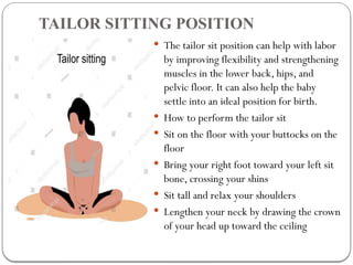 CHILDBIRTH POSITION DURING LABOR AND DELIVERYpptx | PPT