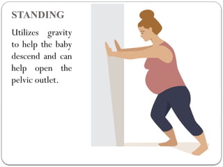 CHILDBIRTH POSITION DURING LABOR AND DELIVERYpptx | PPTX