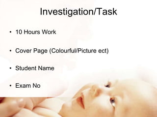 Childcare Task | PPTX