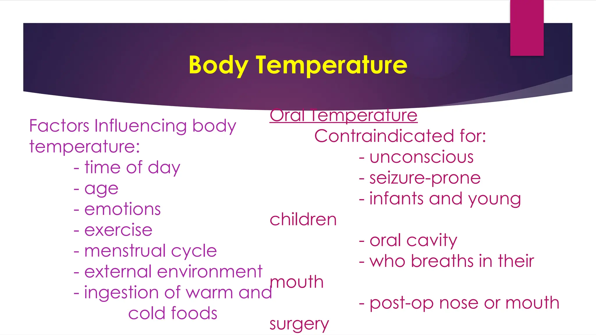 vital signs contraindication and indications | PPT