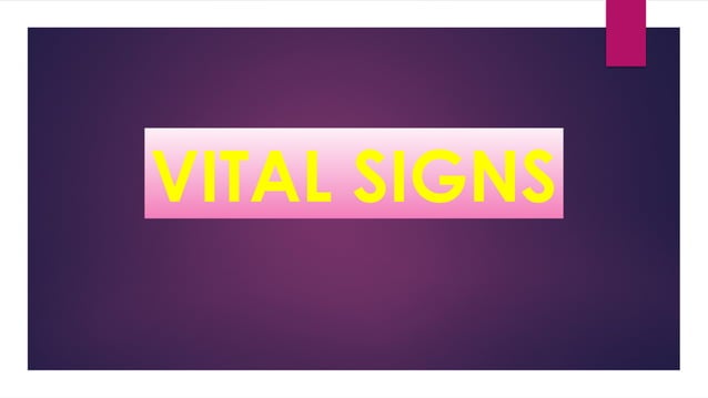 vital signs contraindication and indications | PPT